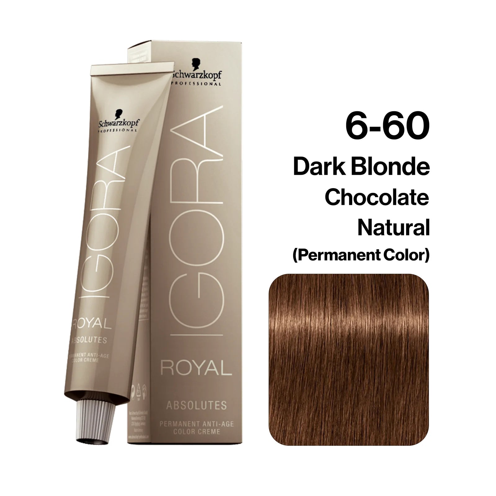 Buy Schwarzkopf Igora Royal Hair Color (6-60 Dark Blonde Chocole ...