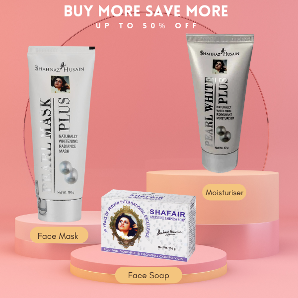 Shahnaz Husain Radiance and Whitening Skincare Combo Pack (Fairness So ...