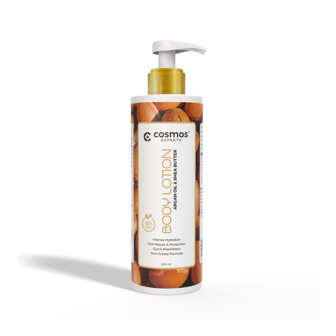 Buy Cosmos Experts Body Lotion - Argan & Shea Butter (200ml & 500ml ...