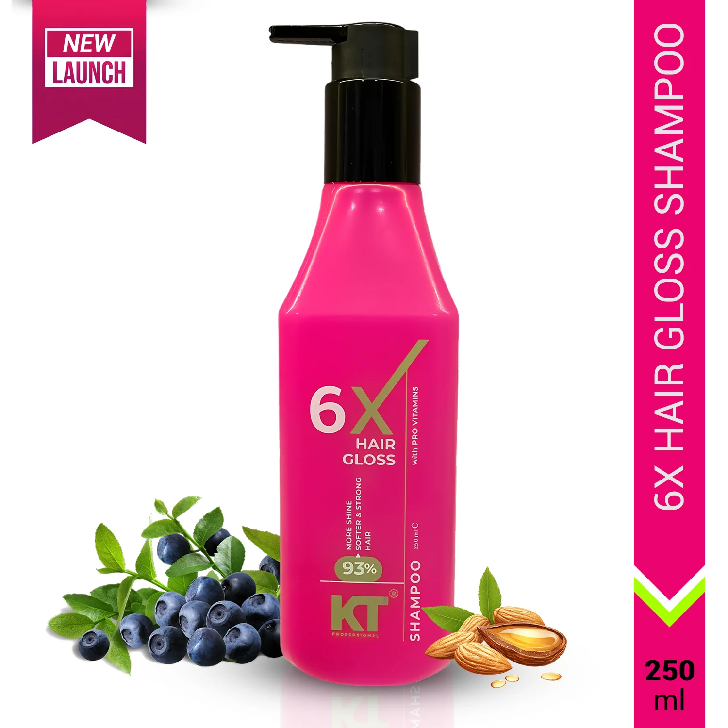 6X Hair Gloss Shampoo | 93% More Shine | Pro-Vitamin Formula | Sulfate-Free | 250ml – Beauty Planet